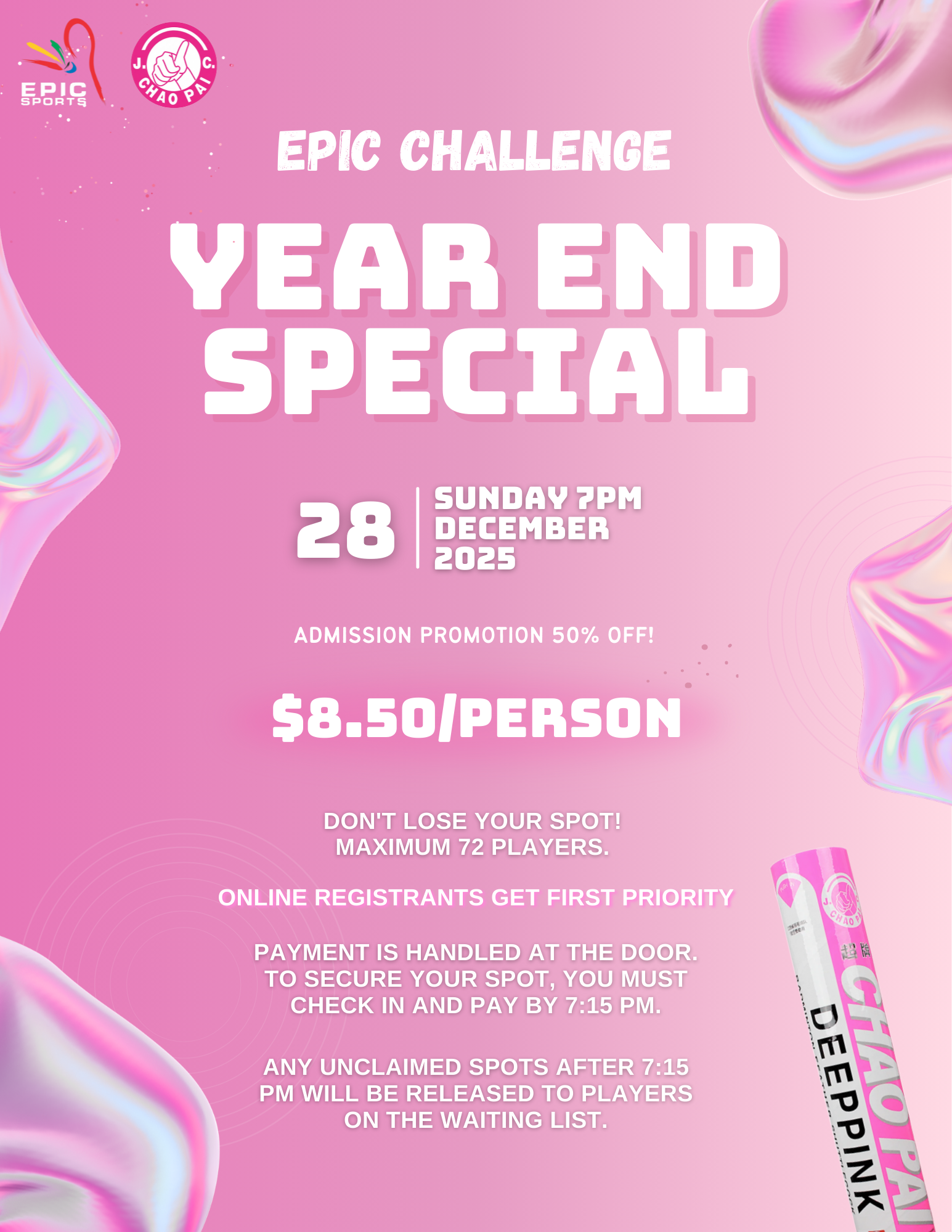 Epic Challenge Year End Special – EPIC SPORTS